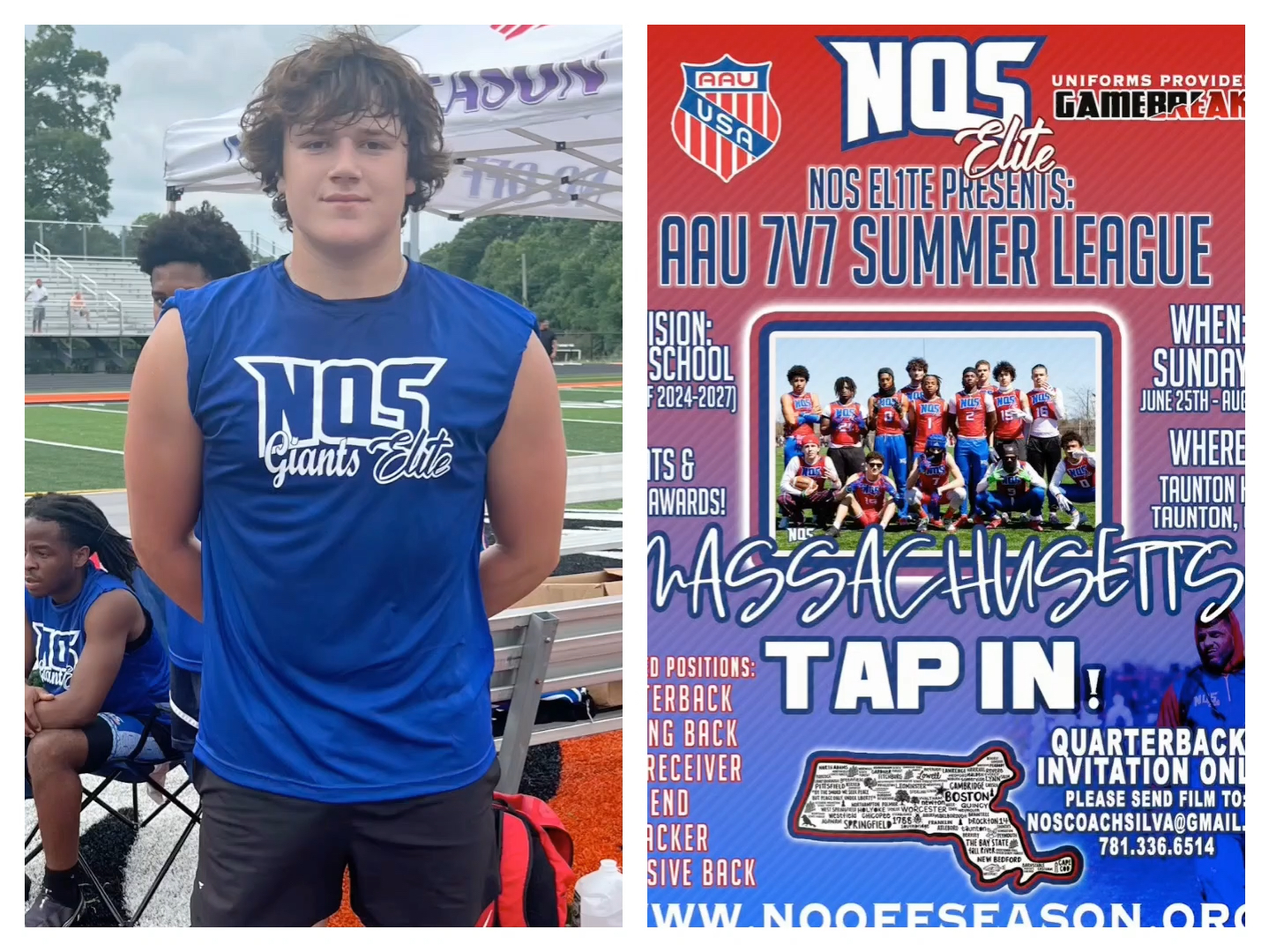 Week 1 New England AAU 7on7 H.S. Summer League Standout's - Prep Redzone