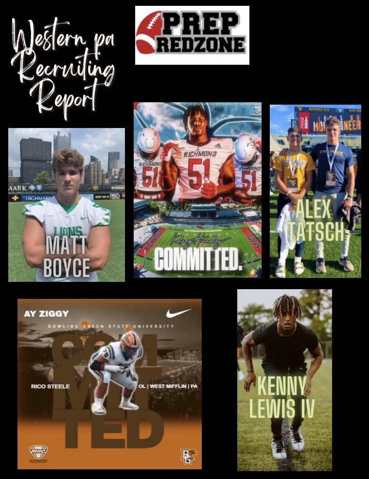 Western Pa Recruiting Report Week 4 (Pt 1) - Prep Redzone