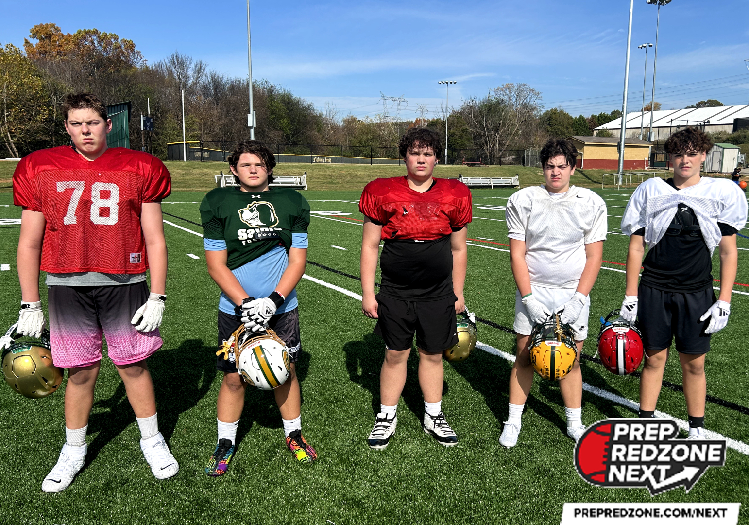 Fire vs. Ice Game: Team Fire Linemen Practice Standouts - Prep Redzone