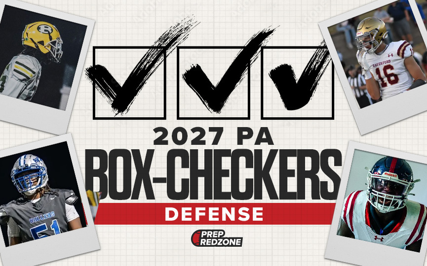 2027 PRZPA Rankings Update, Defensive Box-Checkers - Prep Redzone
