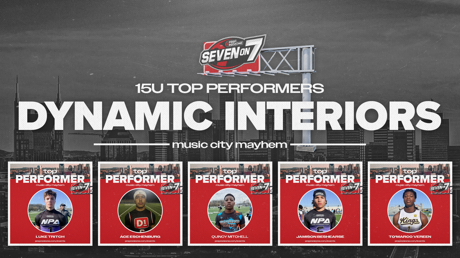Beyond the MVPs: Music City Mayhem 15U Dynamic Slot/RBs - Prep Redzone