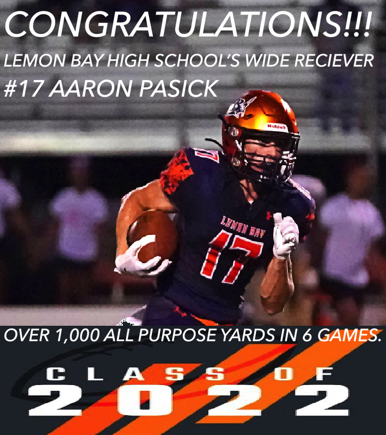 Aaron Pasick, - Prep Redzone
